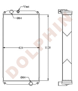 CATERPILLAR Radiator - WHEEL LOADER, 982 982M, 980, 980M, 980XE, 982XE ...