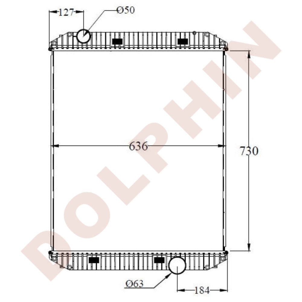 FREIGHTLINER Radiator - CST112/120, FL60, 70, 80, FLD120/132, FS-65 BU ...