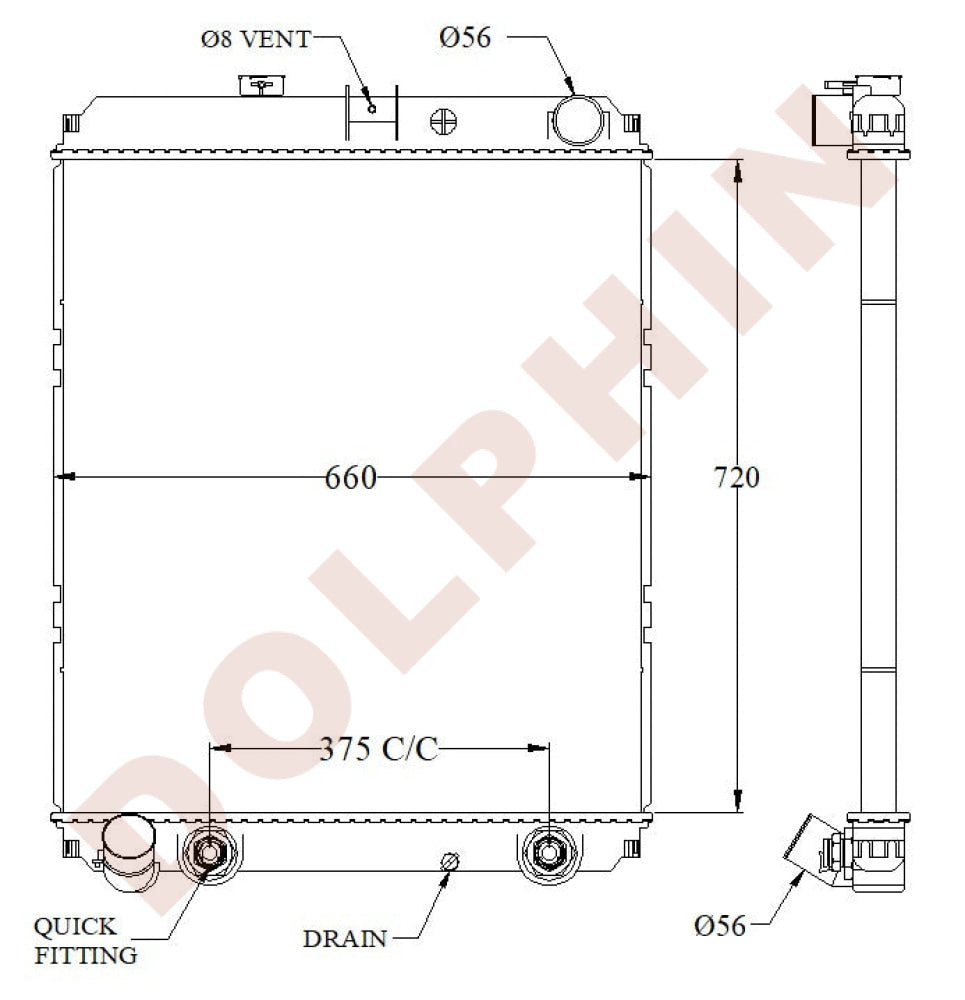 HINO Radiator | Dolphin Catalogue