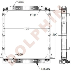 IVECO Radiator - 1992 - | Dolphin Catalogue