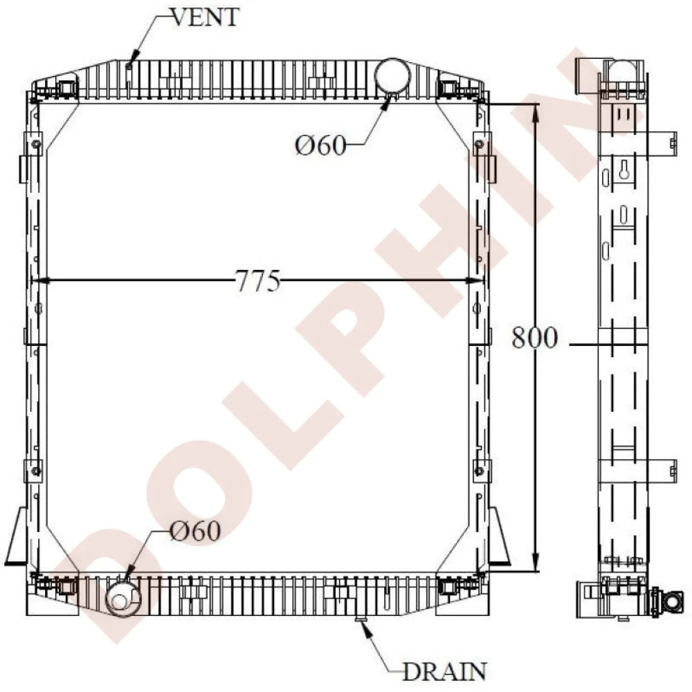 IVECO Radiator - 1992 - | Dolphin Catalogue