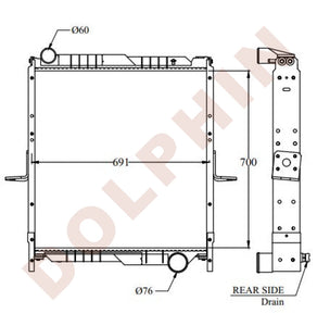 NISSAN Radiator - UD | Dolphin Catalogue