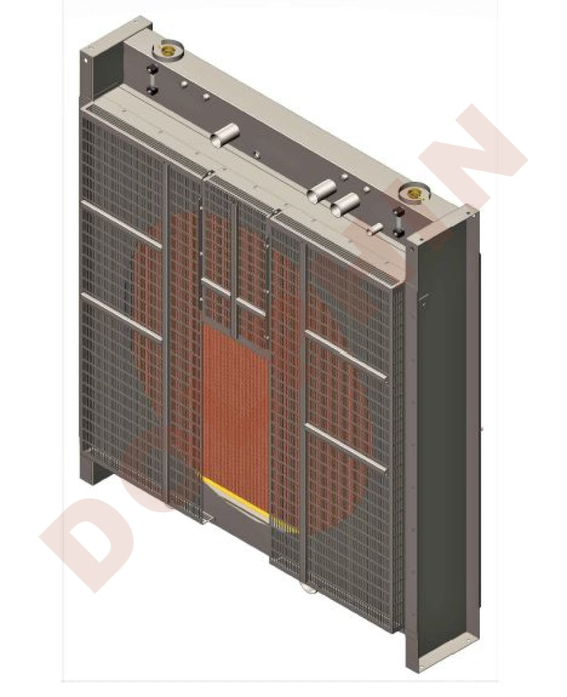 CUMMINS Radiator - QST30 - Overall size: 2520 x 2310 x 550 mm | Dolphin ...