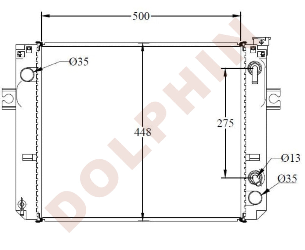 CATERPILLAR RadiatorCAT 3406 Engine - 820 x 710 x 105 mm | Dolphin ...