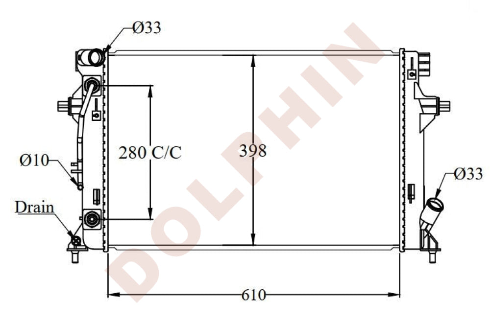 HYUNDAI Radiator, 2015 | Dolphin Catalogue