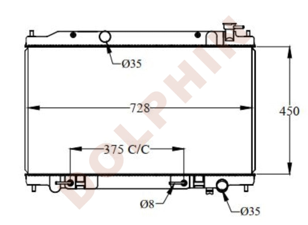 NISSAN Radiator, 2004- | Dolphin Catalogue