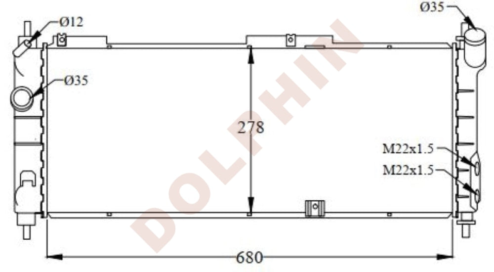 OPEL Radiator,1993-2009 | Dolphin Catalogue