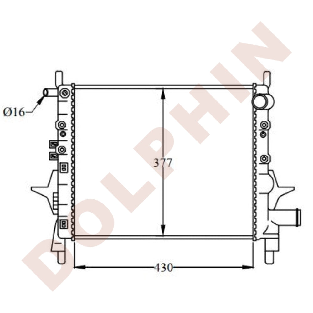 RENAULT Radiator, 1996- | Dolphin Catalogue