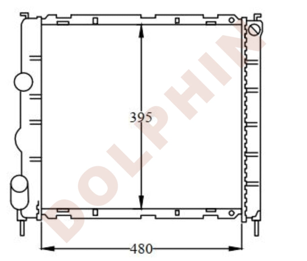 RENAULT Radiator, 1998-1999 | Dolphin Catalogue
