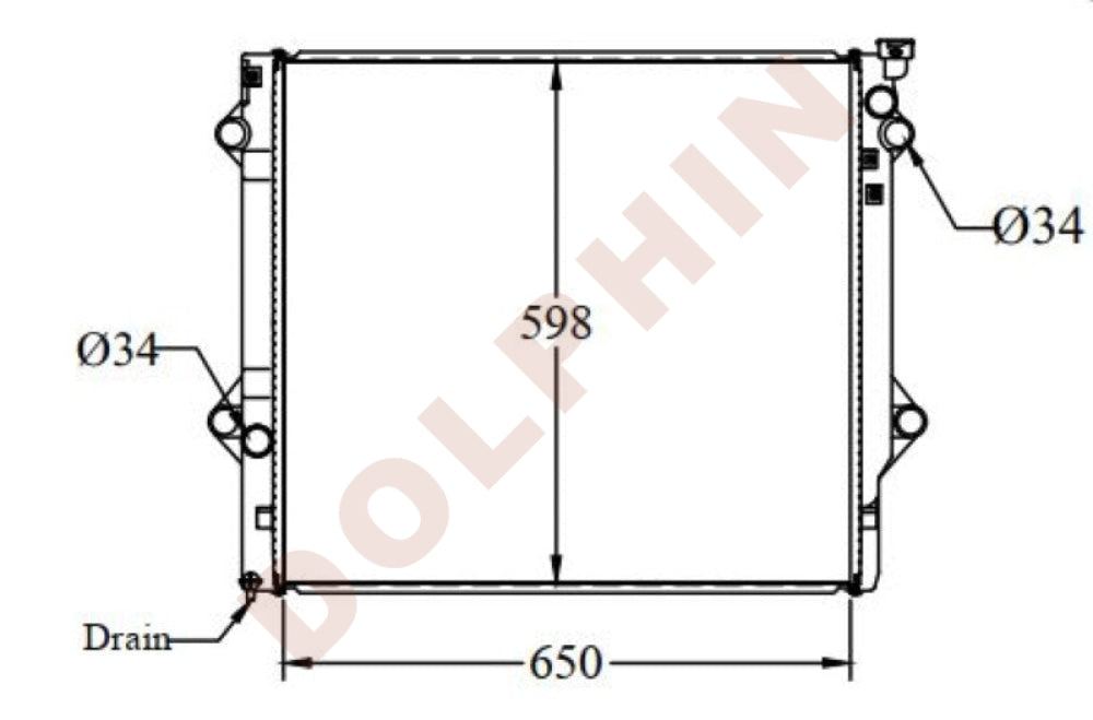 TOYOTA Radiator, 2002-2006 | Dolphin Catalogue