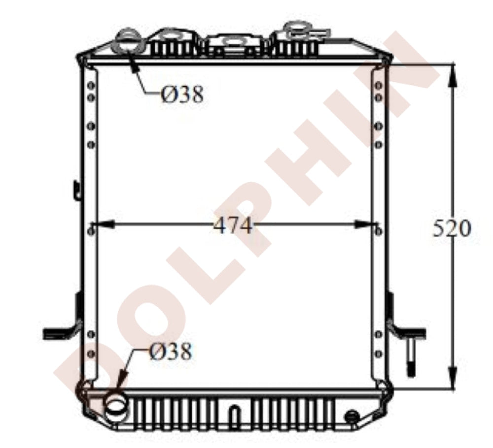 ISUZU Radiator | Dolphin Catalogue