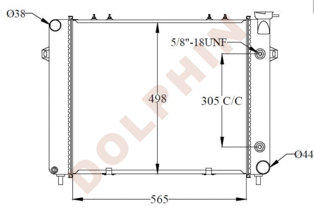 JEEP Radiator, 1993- | Dolphin Catalogue