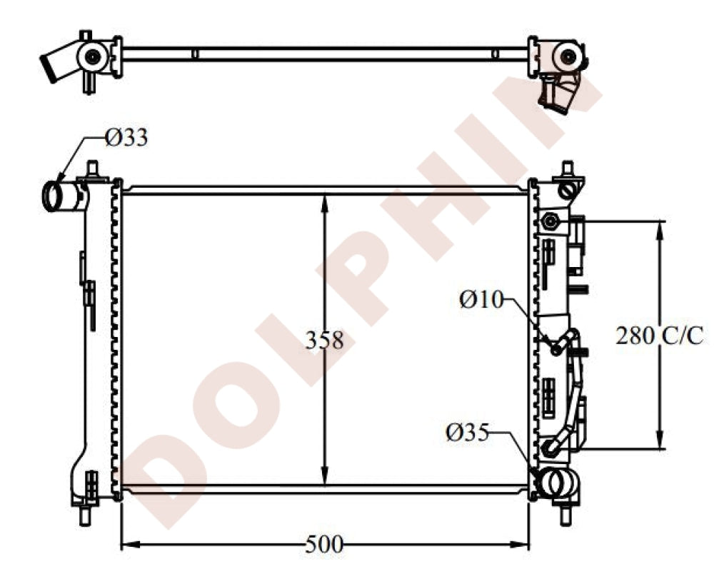 KIA Radiator, Year 2018 | Dolphin Catalogue
