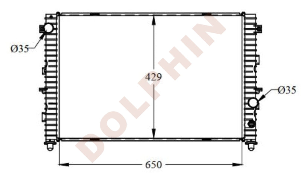 LAND ROVER Radiator, 1998- | Dolphin Catalogue