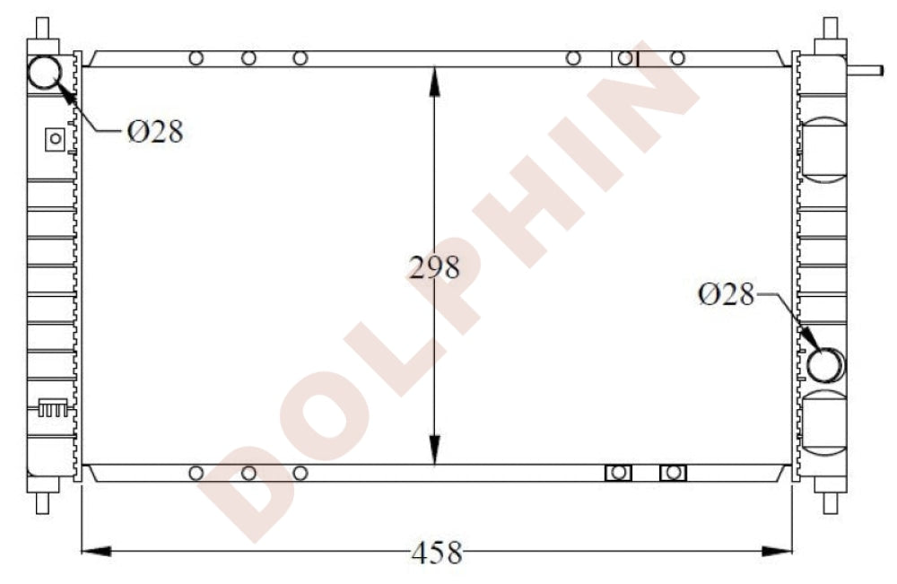 DAEWOO Radiator, 1998- | Dolphin Catalogue